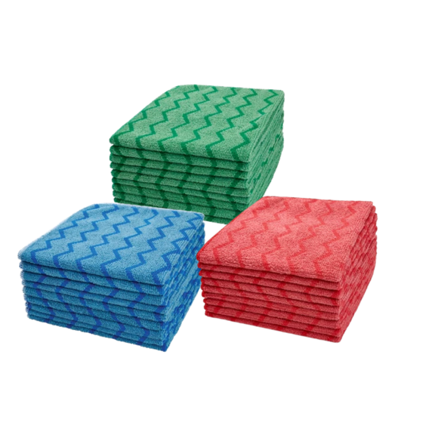 Hygen Microfibre Cloth 40X40Cm, 12 Pack - Curran Cleaning Supplies